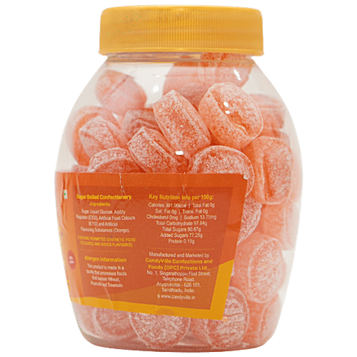 Buy CandyVille Froot Fab Flavoured Candy - Orange, Refreshing Taste ...