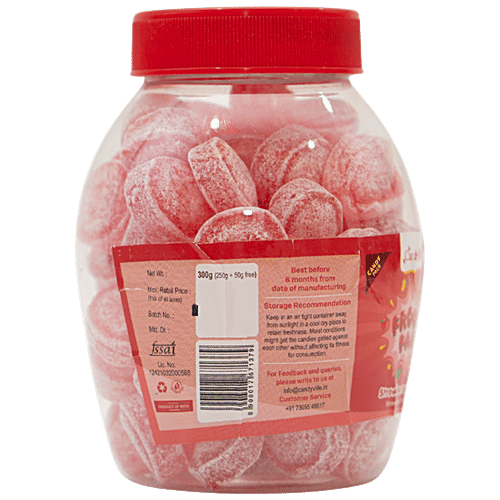 Buy CandyVille Froot Fab Flavoured Candy - Strawberry, Refreshing Taste ...