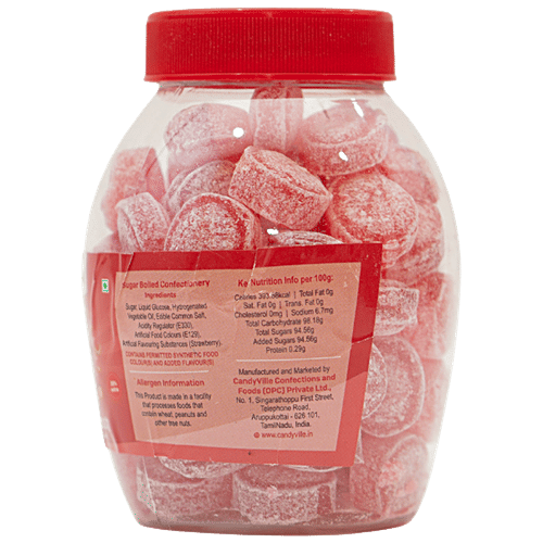 Buy CandyVille Froot Fab Flavoured Candy - Strawberry, Refreshing Taste ...