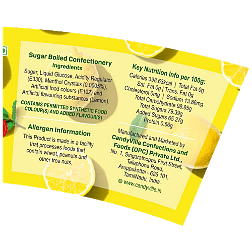 Buy CandyVille Mint Mello Flavoured Candy - Lime & Mint, Refreshing ...