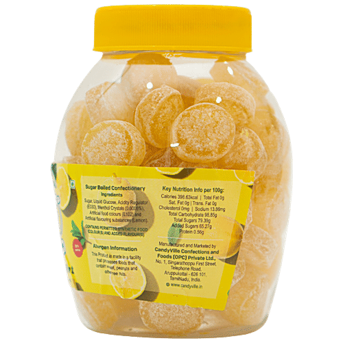 Buy CandyVille Mint Mello Flavoured Candy - Lime & Mint, Refreshing ...