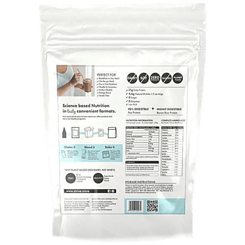 Buy STRIVE 21g Protein Powder - Coffee Mocha, Plant-Based, Dairy Free ...