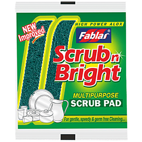 Buy Fablas Scrub N Bright Multipurpose Scrub Pad - Tough On Stains ...