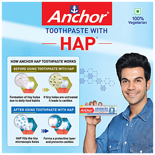 Buy Anchor Advanced Cavity Protection Toothpaste - With HAP, Double ...