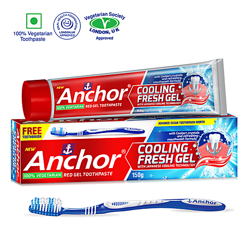 Buy Anchor Toothpaste - Cooling Fresh Gel, Long Lasting Freshness ...
