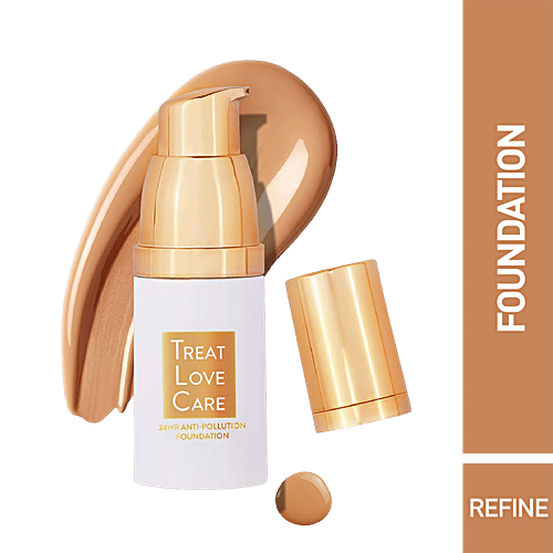 Buy MyGlamm Treat Love Care 24 Hrs Antipollution Foundation - Long ...