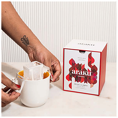 Buy ARAKU Coffee Micro Climate Pocket Brew - 100% Arabica, Certified Organic Online at Best ...