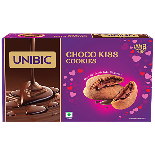 Buy UNIBIC Choco Kiss Cookies - Limited Edition Online at Best Price of ...