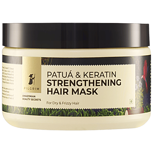 Buy PILGRIM Patua & Keratin Strengthening Hair Mask - For Dry & Frizzy ...
