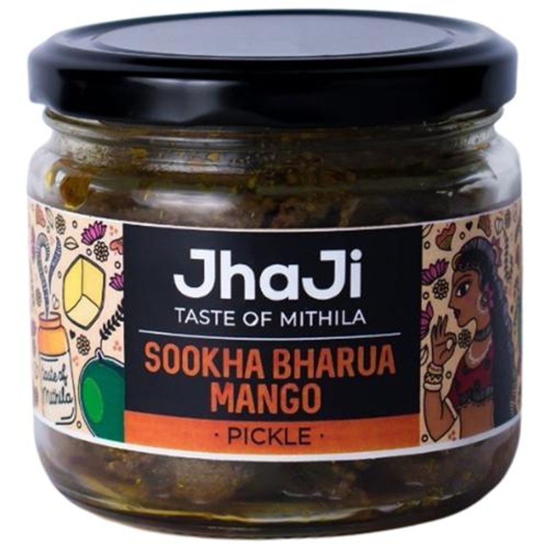 Buy JhaJi Dry Stuffed/Sookha Bharua Mango Pickle Online at Best Price ...