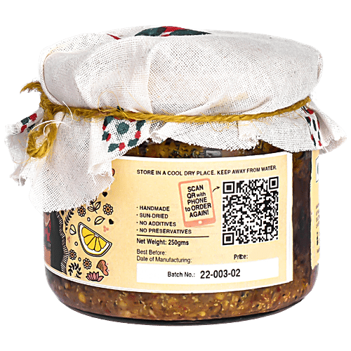 Buy JhaJi Lemon, Green Chilli & Ginger Mixed Pickle - Tangy, Spicy ...