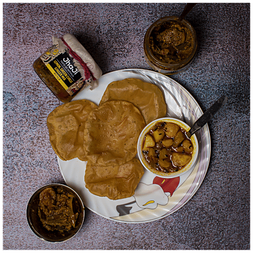 Buy JhaJi Lemon, Green Chilli & Ginger Mixed Pickle - Tangy, Spicy ...