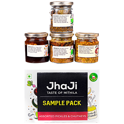 Buy JhaJi Pickles & Chutney - Sookha Bharua Mango, Mithila Special ...
