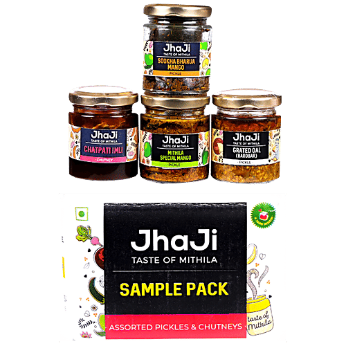 Buy JhaJi Pickles & Chutney - Sookha Bharua Mango, Mithila Special ...