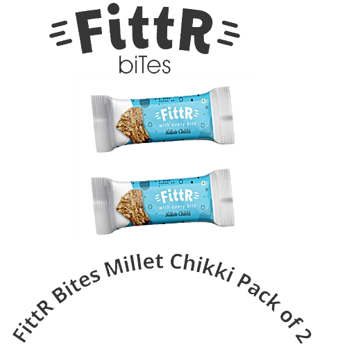 Buy FittR biTes Millets Chikki Bar - High In Protein, Healthy Snack ...