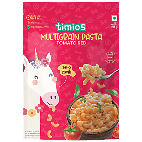 Buy Timios Multigrain Pasta - Tomato Red, No-Maida Online at Best Price ...