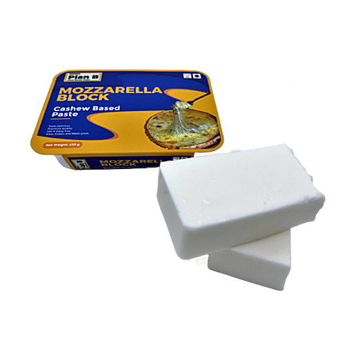 Buy Plan B Mozzarella Cheese Block - Plant Based, Meltable, Shreddable ...