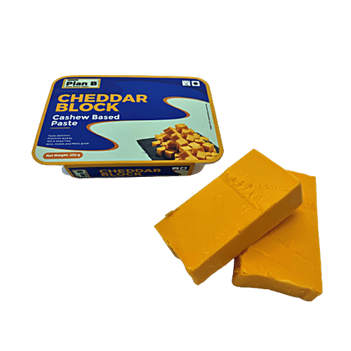 Buy Plan B Vegan Cheddar Cheese Block - Plant Based, Meltable ...