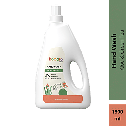 Buy Koparo Clean Hand Wash - Aloe & Green Tea, Natural Germ Protection ...