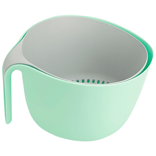 Buy Gluman Gluman Mixing Bowl Colander, Green Online at Best Price of ...