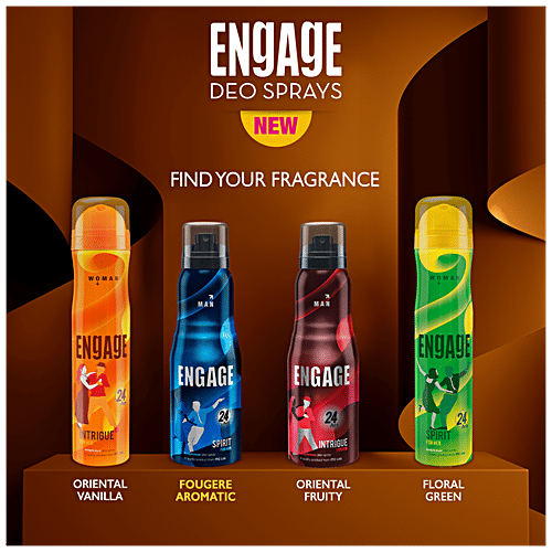 Buy Engage Spirit Bodylicious Deo Spray For Him - Fougere Aromatic ...