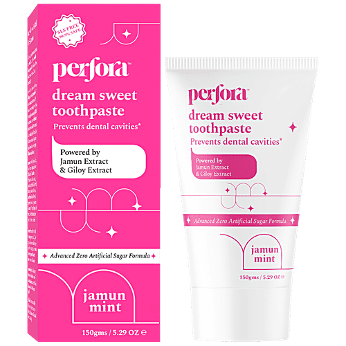 Buy Perfora Dream Sweet Toothpaste - Jamun Mint, Diabetic Anti Cavity ...