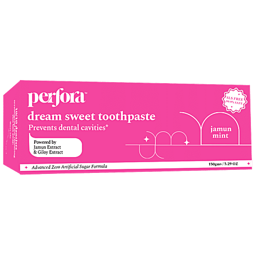 Buy Perfora Dream Sweet Toothpaste - Jamun Mint, Diabetic Anti Cavity ...