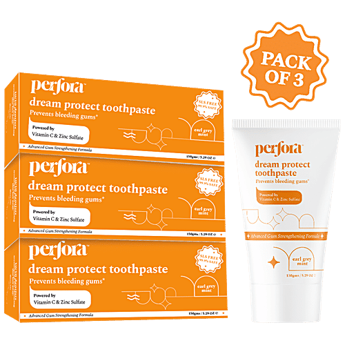 Buy Perfora Dream Protect Toothpaste - Earl Grey Mint, Strong Gum ...