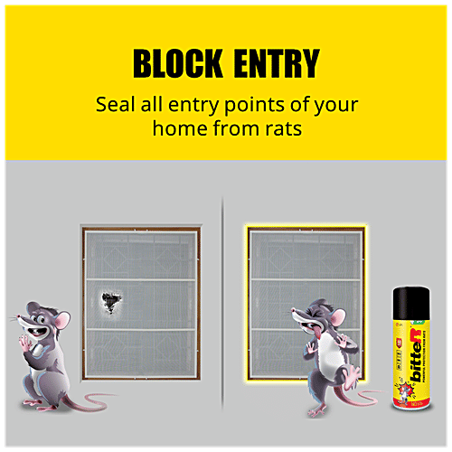 Buy bitteR Powerful Protection From Rats Spray - Camphor Fragrance, Non ...