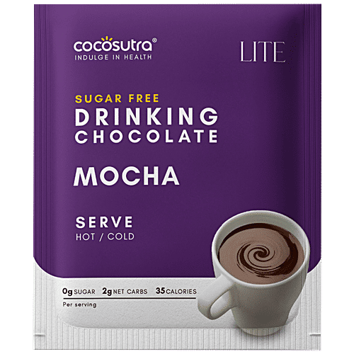 Buy Cocosutra Sugar Free Drinking Chocolate Mix - Mocha, Single Serve ...