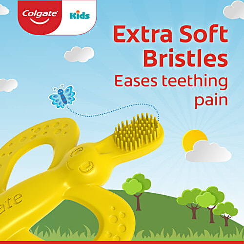 Buy Colgate Baby Toothbrush Teether For 0-12 months - BPA Free ...