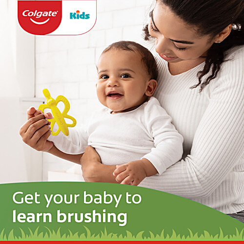 Buy Colgate Baby Toothbrush Teether For 0-12 months - BPA Free ...