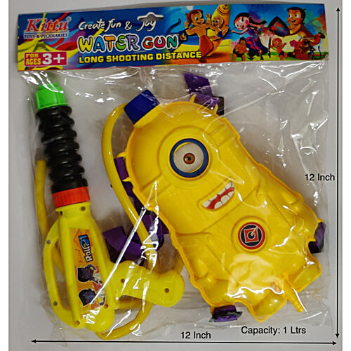 Buy House of Festivals Holi Color Pichkari/Water Gun Minion Shape With ...