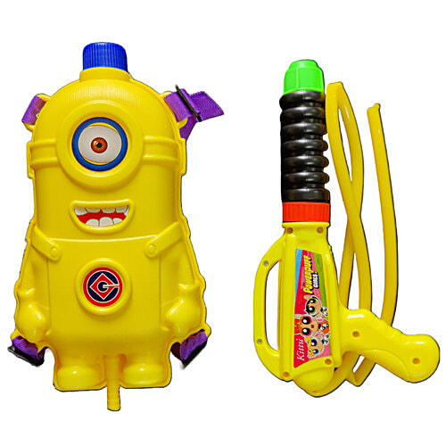 Buy House of Festivals Holi Color Pichkari/Water Gun Minion Shape With ...