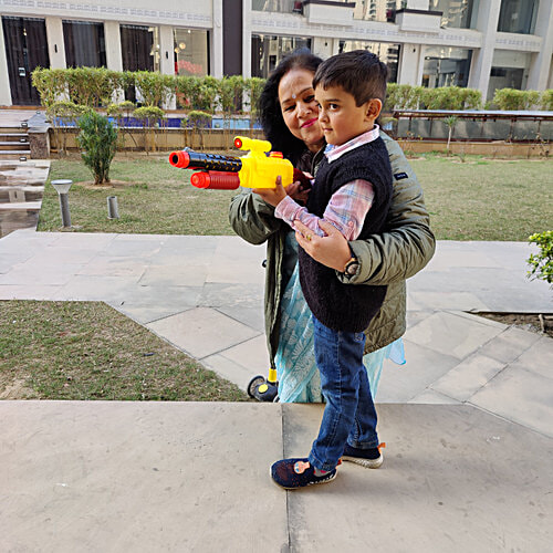 Buy House of Festivals Holi Color Pichkari/Water Gun Military Shape ...