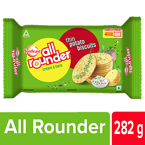 Buy Sunfeast All Rounder Thin Potato Biscuits - Cream & Herb Online at ...