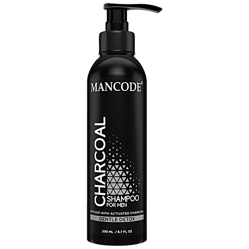 Buy Mancode Charcoal Shampoo For Men - Removes Dirt, Detoxifies ...