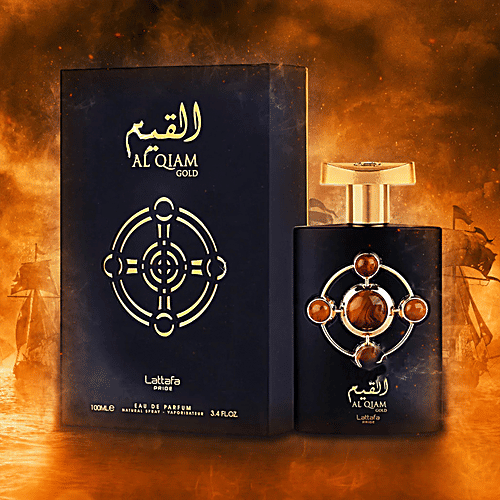 Buy Lattafa Pride Eau De Parfum - Al Qiam Gold, Natural Spray, Long ...