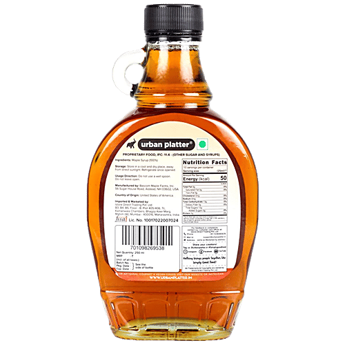 Buy Urban Platter American Maple Syrup - Grade A, Robust Taste Online ...