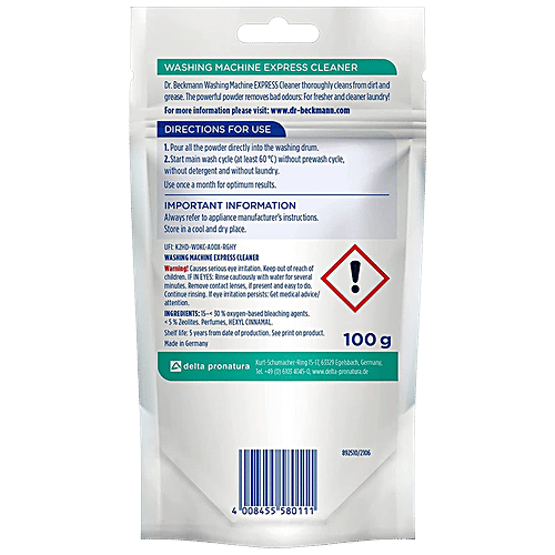 Buy Dr. Beckmann Washing Machine Express Cleaner - Cleans & Freshens ...
