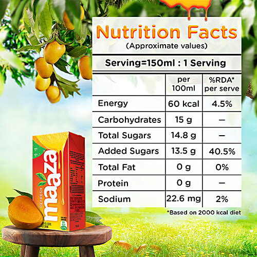 Buy Maaza Mango Drink - Original Flavour Online at Best Price of Rs 100 ...