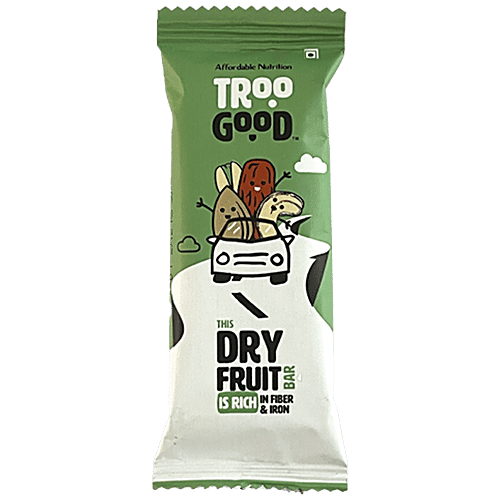 Buy TROO GOOD Dryfruit Bar - Nutritious, Fibre, & Calcium Rich Online ...