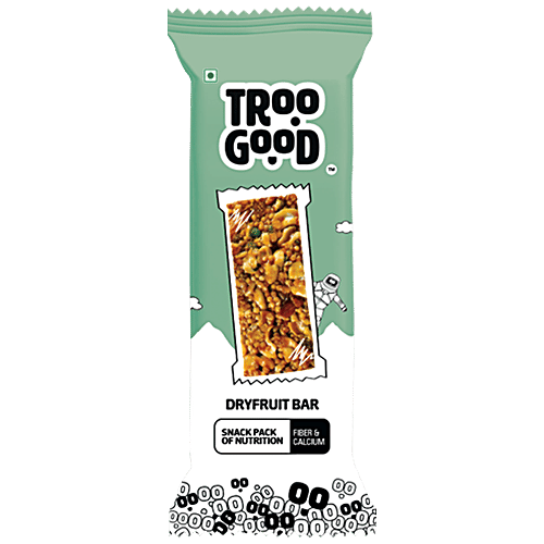 Buy TROO GOOD Dryfruit Bar - Nutritious, Fibre, & Calcium Rich Online ...