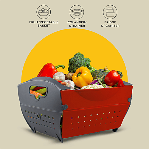 Buy Home Puff Collapsible Fruits & Vegetable Basket For Kitchen ...