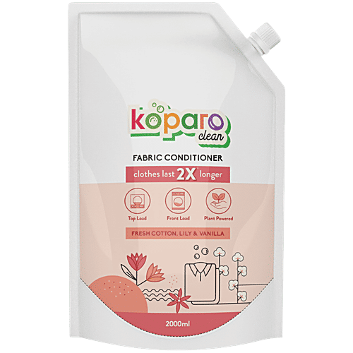 Buy Koparo Clean Fabric Conditioner - Fresh Cotton, Lily & Vanilla ...