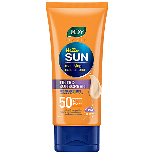Buy Joy Revivify Hello Sun Tinted Sunscreen - SPF 50, PA+++, Mattifies ...