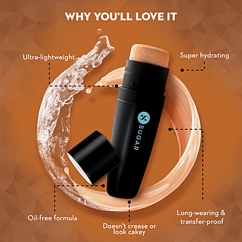 Buy SUGAR Cosmetics Aquaholic Long-lasting Creamy Hydrating Foundation ...