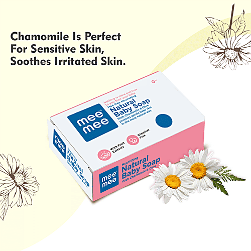 Buy Mee Mee Natural Nourishing Baby Soap - With 100% Chamomile & Olive ...