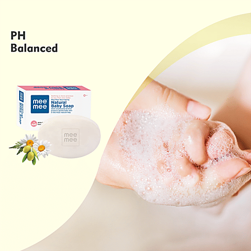 Buy Mee Mee Natural Nourishing Baby Soap - With 100% Chamomile & Olive ...