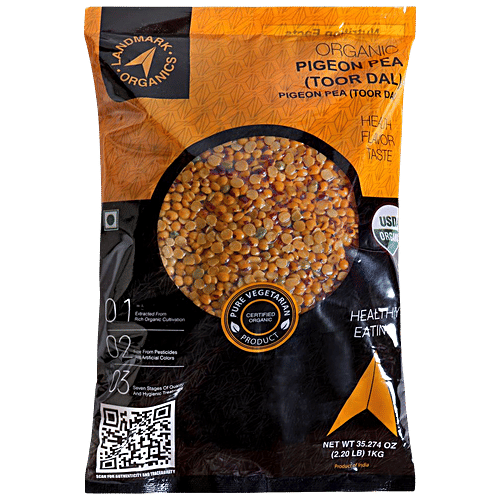 Buy Landmark Organics Pigeon Pea/Tur Dal - Rich In Protein Online at ...
